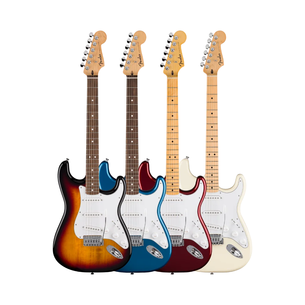 Fender Standard Stratocaster Electric Guitar (Multiple Colors Availabl ...
